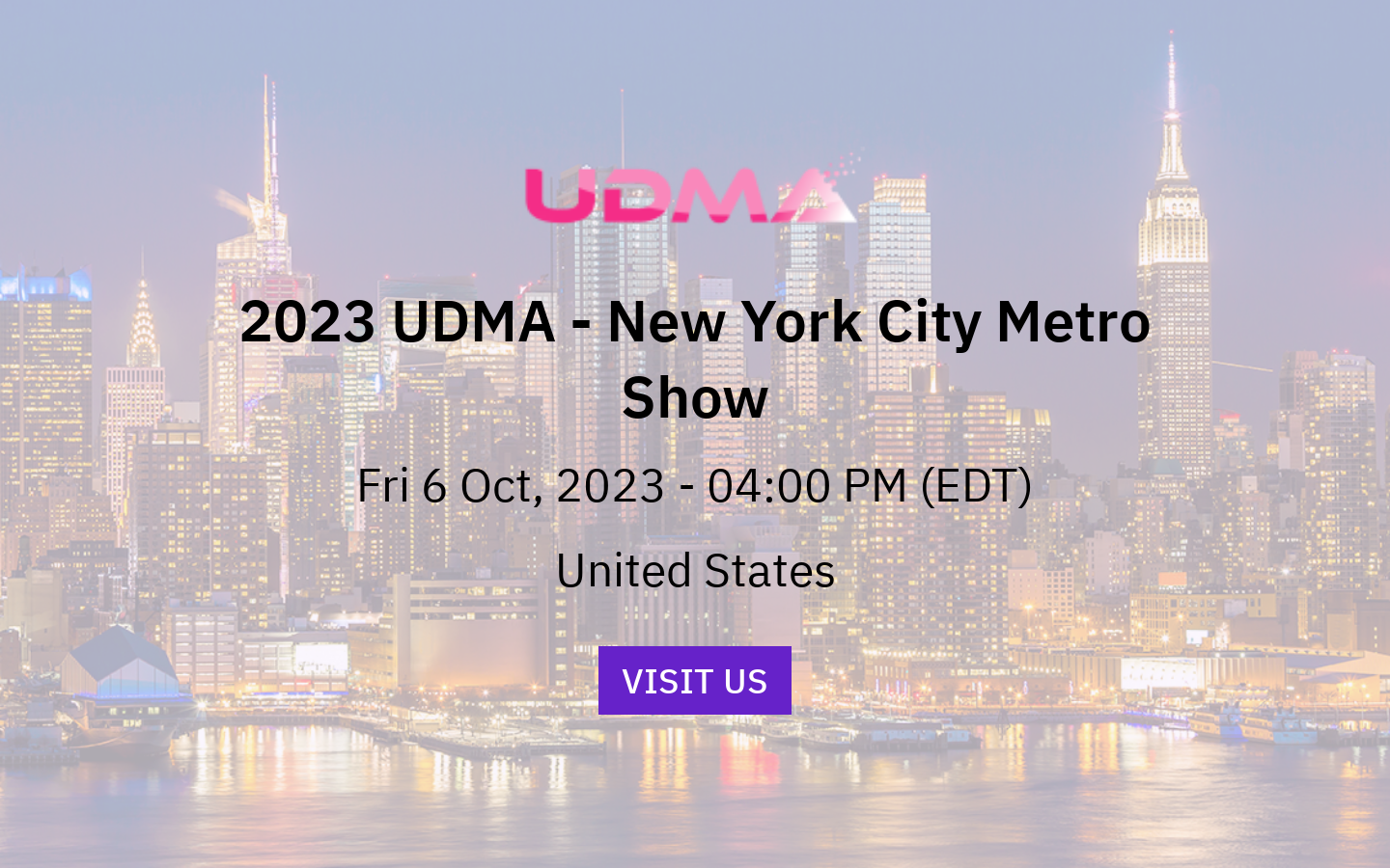 2023 UDMA - New York City Metro Show | Secaucus | Oct 6
